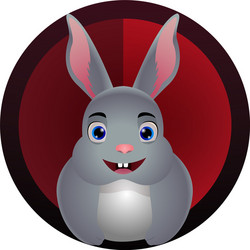 Rabbit mascot gaming esport logo Royalty Free Vector Image