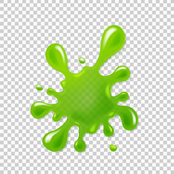 Realistic green slime Royalty Free Vector Image