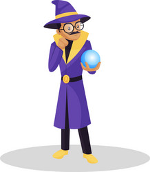 Astrologer cartoon Royalty Free Vector Image - VectorStock