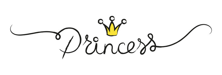 Beautiful princess with diadem Royalty Free Vector Image
