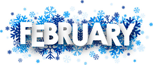 February sign Royalty Free Vector Image - VectorStock