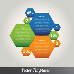 Options tab page template Royalty Free Vector Image