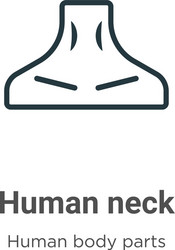 Dermis outline icon thin line black icon Vector Image