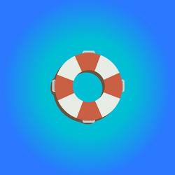 Life belt Royalty Free Vector Image - VectorStock