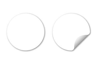 Round window isolated on white background Vector Image