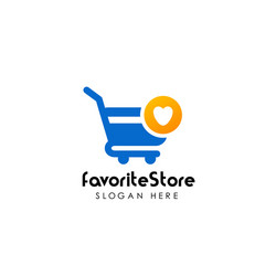 Best in store experience blue gradient concept Vector Image