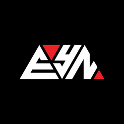 Eyn letter logo design in six style polygon Vector Image