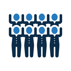 Community party icon Royalty Free Vector Image