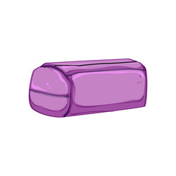 Education pencil case cartoon Royalty Free Vector Image