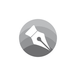 Pen logo Royalty Free Vector Image - VectorStock