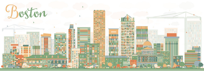 Boston Skyline Vector Images (over 380)