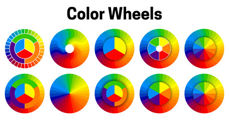 Color Spectrum Wheel Vector Images (over 2,200)