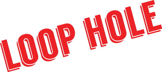 Loop hole rubber stamp Royalty Free Vector Image