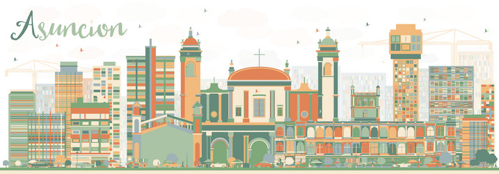 Asuncion Skyline Paraguay Vector Images (87)