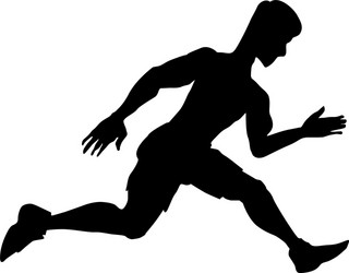 Running Man Outline Vector Images (over 8,900)