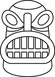 Tiki Outline Vector Images (over 590)