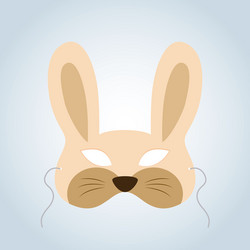 Avatar of a cute rabbit Royalty Free Vector Image
