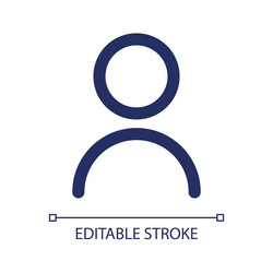 Data person icon simple user privacy Royalty Free Vector