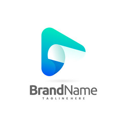 Cloud paper logo document logo Royalty Free Vector Image