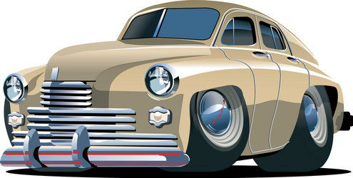 Cartoon car Royalty Free Vector Image - VectorStock