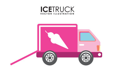 Ice truck Royalty Free Vector Image - VectorStock