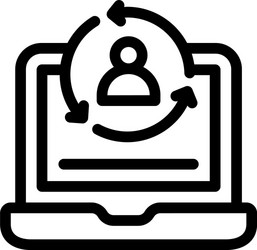 Profile update Royalty Free Vector Image - VectorStock