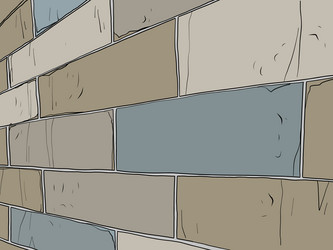 White brick wall background Royalty Free Vector Image