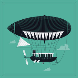 Airship Zeppelin Vector Images (over 1,800)