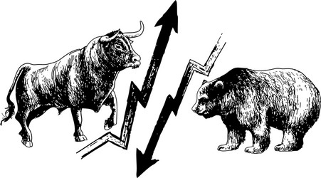 Bull Bear Vector Images (over 3,400)