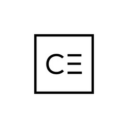 Letter Ce Logo Vector Images (over 2,600)