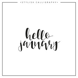 January Calligraphy Vector Images (over 8,200)