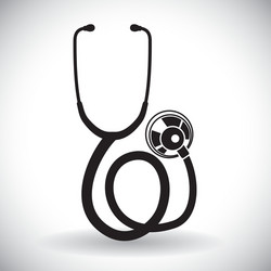 Stethoscope mockup realistic style Royalty Free Vector Image