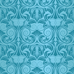 Turquoise seamless pattern Royalty Free Vector Image