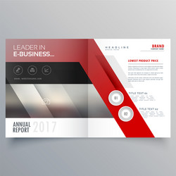 Brochure design template - booklet abstract future