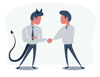 Evil Handshake Vector Images (88)