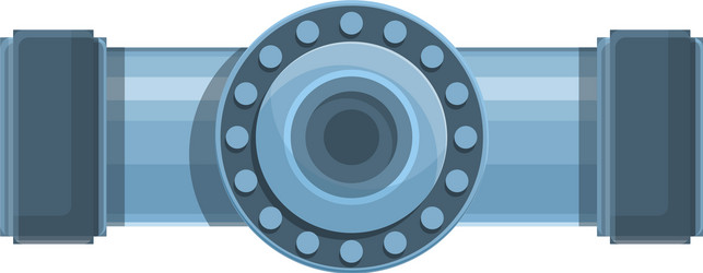 Pvc pipe icon cartoon style Royalty Free Vector Image