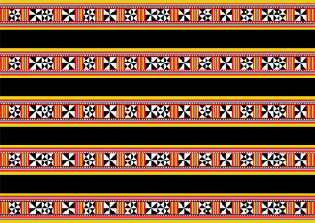 Sabah borneo linangkit pattern Royalty Free Vector Image