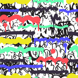 Big set of seamless patterns graffiti style Vector Image