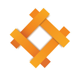 Yellow frame template eps10 Royalty Free Vector Image