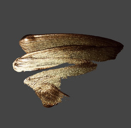 Gold stroke Royalty Free Vector Image - VectorStock