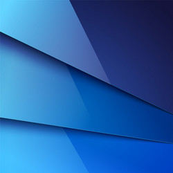 Abstract blue paper rectangle shapes background Vector Image