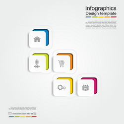 Business Economy Infographic Elements Royalty Free Vector