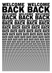Black and white background composed of big amount Vector Image