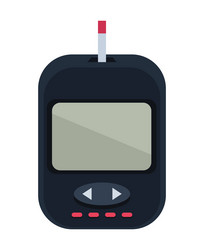 Glucometer medical device Royalty Free Vector Image