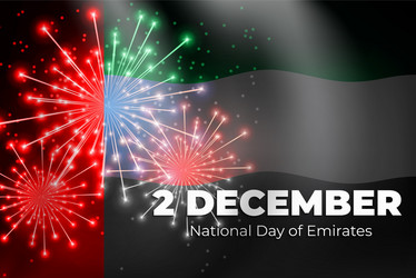 National day emirates 2 december holiday Vector Image