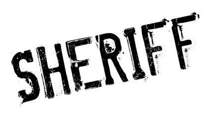 Sheriff rubber stamp Royalty Free Vector Image