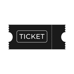 Ticket line art Royalty Free Vector Image - VectorStock