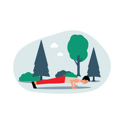 Cartoon Doing Push Up Vector Images (over 160)