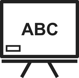 Classroom board Royalty Free Vector Image - VectorStock