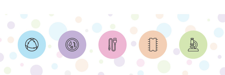 Micro icons Royalty Free Vector Image - VectorStock